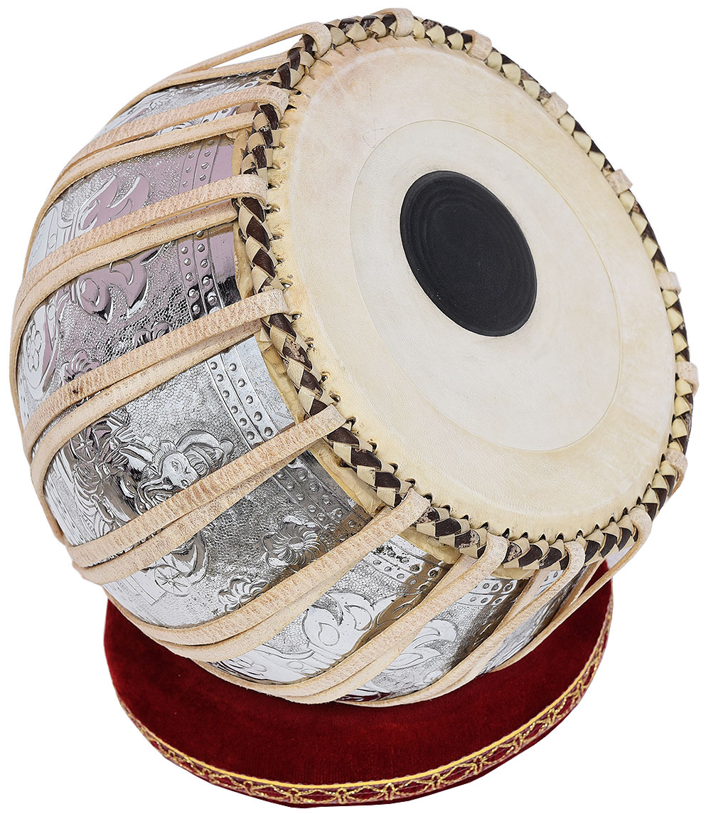 Ganesha Kalash Tabla Drum Set, 4 Kg Heavy Designer Copper Bayan ...
